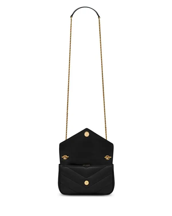 Saint Laurent Loulou Mini Shoulder Bag - Black