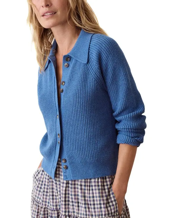 Marine Layer Parker Collared Long Sleeve Cardigan