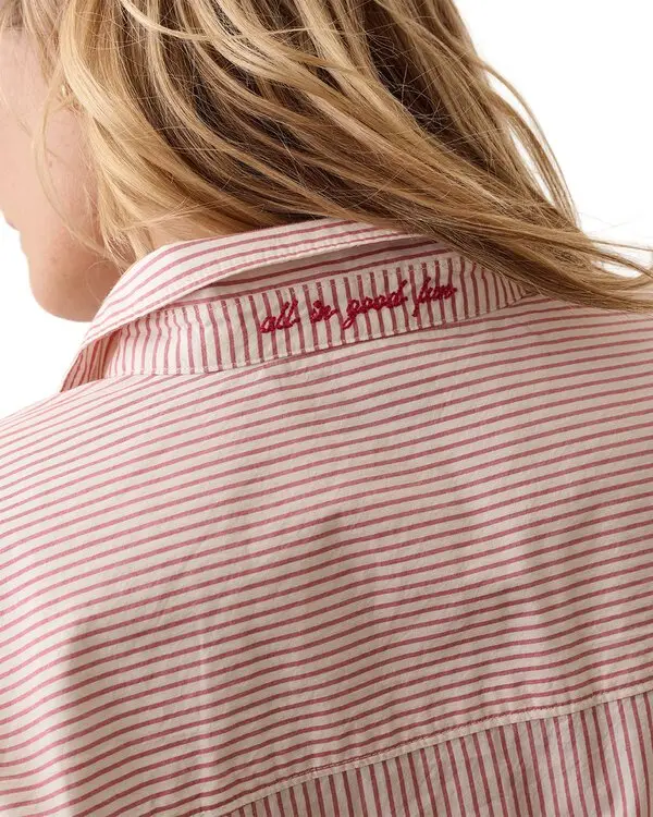 Marine Layer Jane Cotton Poplin Relaxed Shirt