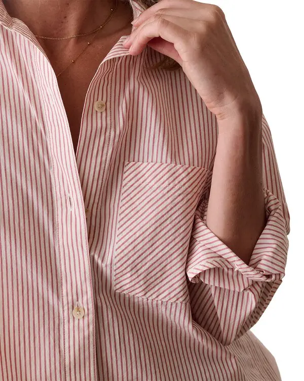 Marine Layer Jane Cotton Poplin Relaxed Shirt