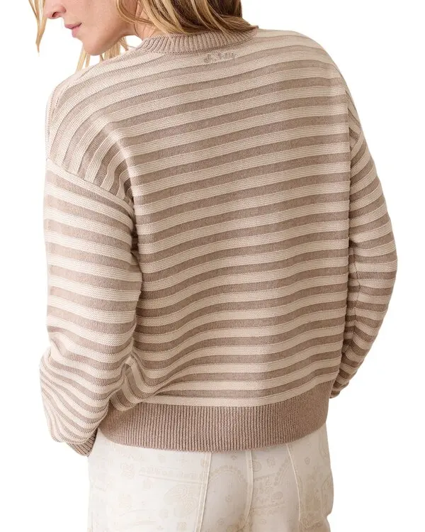 Marine Layer Juno Double Knit Long Sleeve Sweater