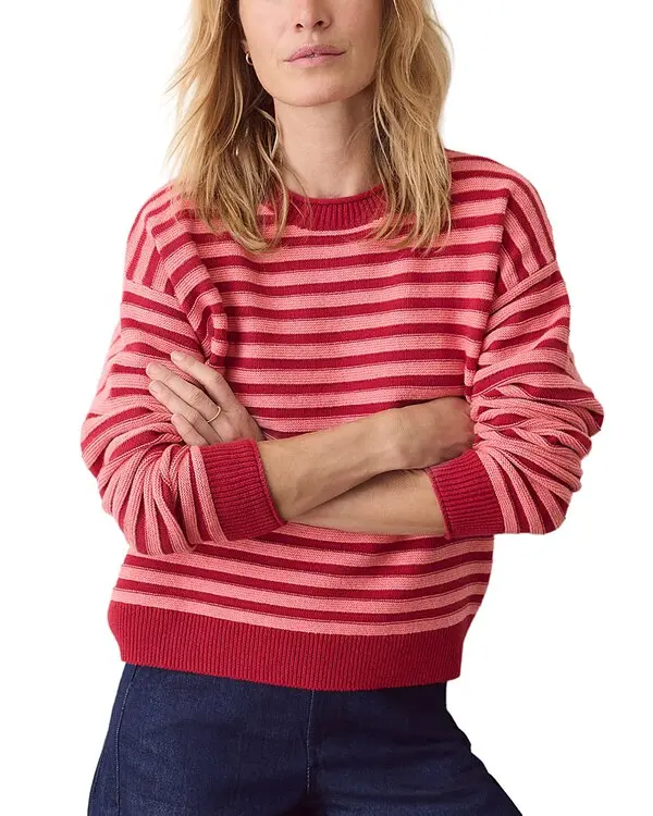 Marine Layer Juno Double Knit Long Sleeve Sweater