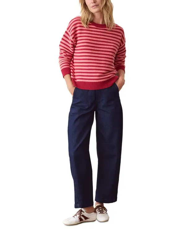 Marine Layer Juno Double Knit Long Sleeve Sweater