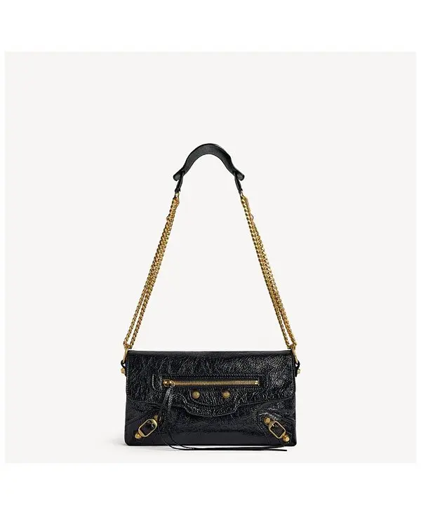 Balenciaga Le City Clutch With Chain