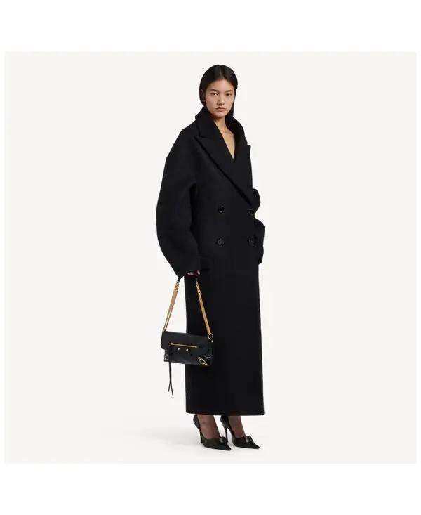 Balenciaga Le City Clutch With Chain