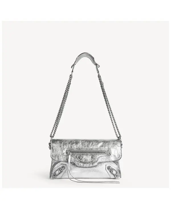 Balenciaga Le City Clutch With Chain