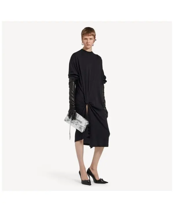 Balenciaga Le City Clutch With Chain