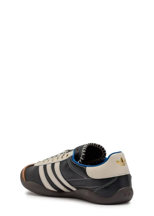 WALES BONNER Adidas X Karintha Panelled Leather Sneakers - Black