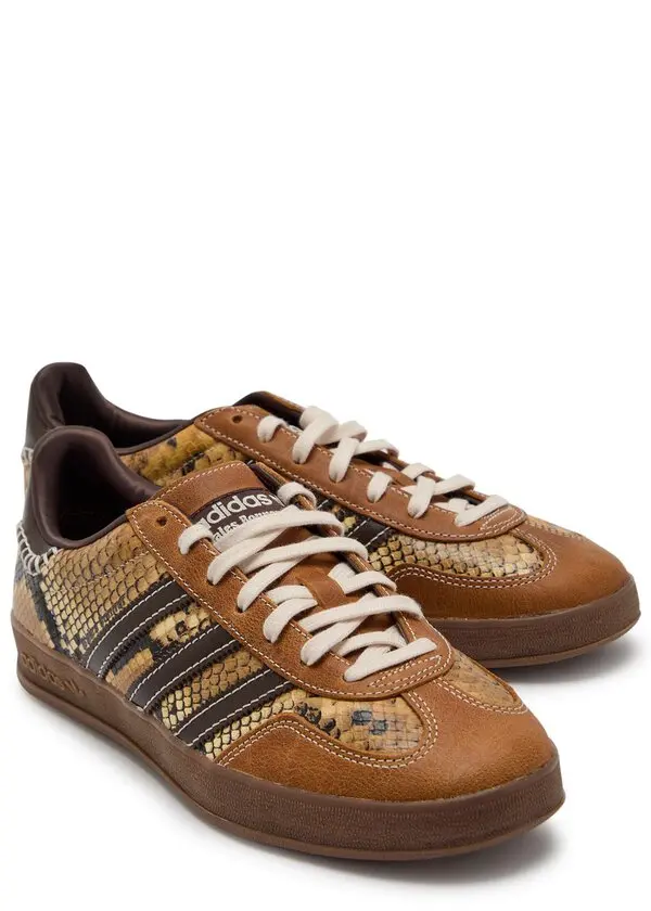 WALES BONNER Adidas X Gazelle Snake-effect Leather Sneakers