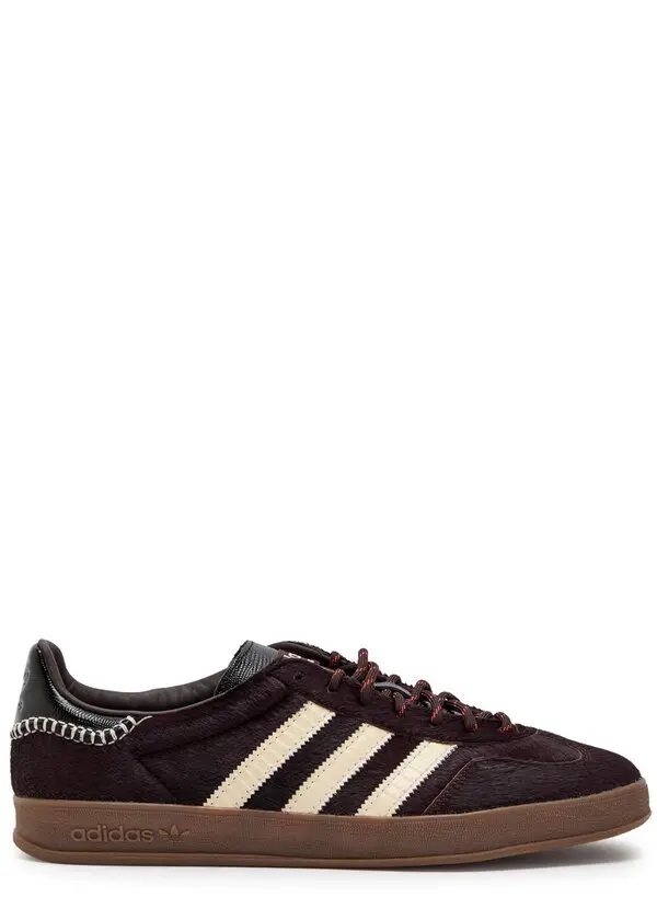 WALES BONNER Adidas X Gazelle Pony Hair Sneakers - Brown