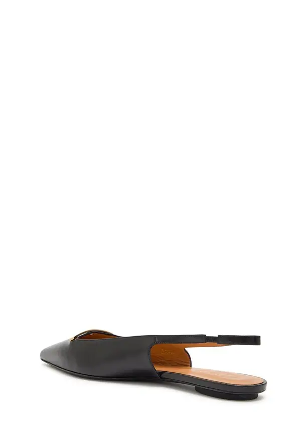 TOD'S Nagoya Leather Slingback Pumps