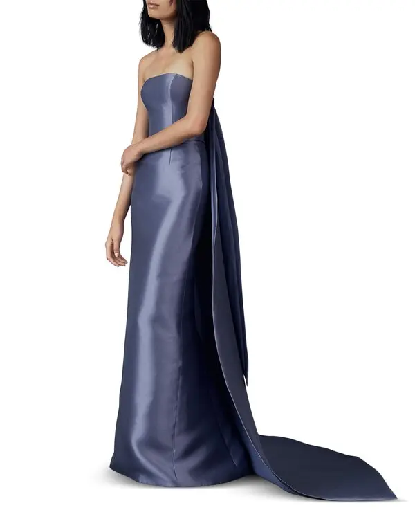 Amsale Mik Strapless Gown