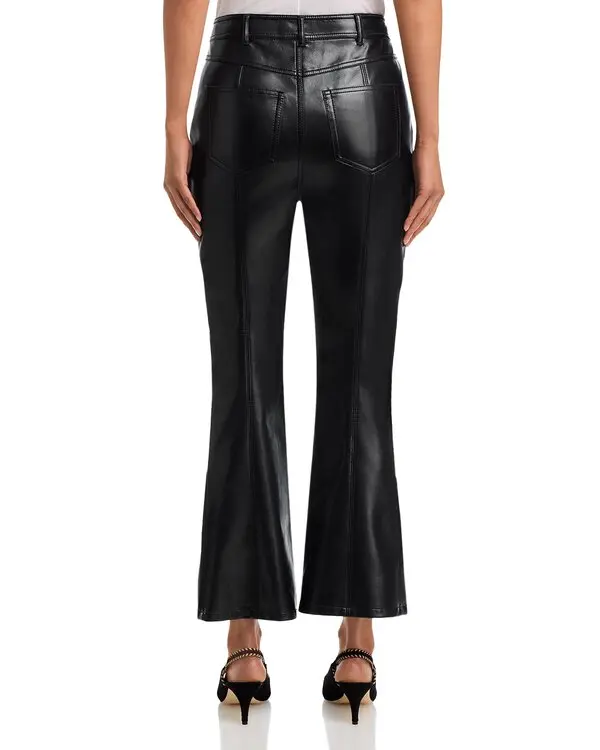 Cinq À Sept Suzette Cropped Faux Leather Pants
