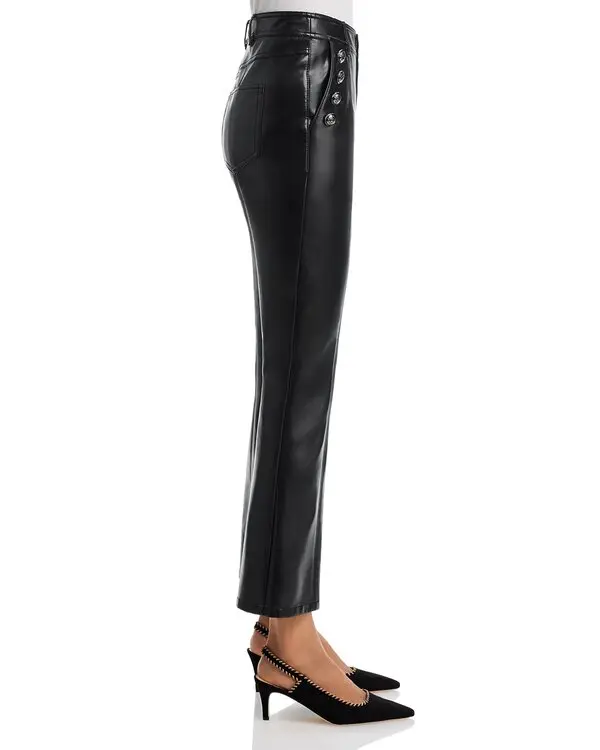 Cinq À Sept Suzette Cropped Faux Leather Pants