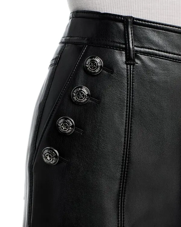 Cinq À Sept Suzette Cropped Faux Leather Pants