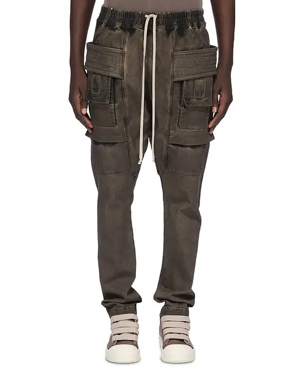 Rick Owens Creatch Regular Fit Cargo Drawstring Pants
