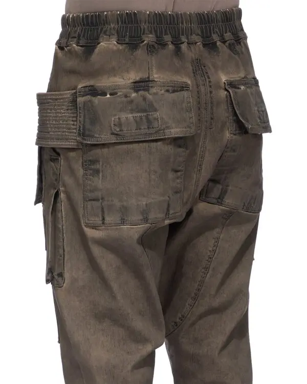 Rick Owens Creatch Regular Fit Cargo Drawstring Pants