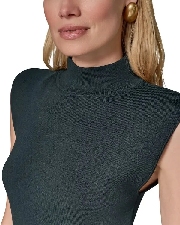 Donna Karan New York Mixed Media Midi Dress