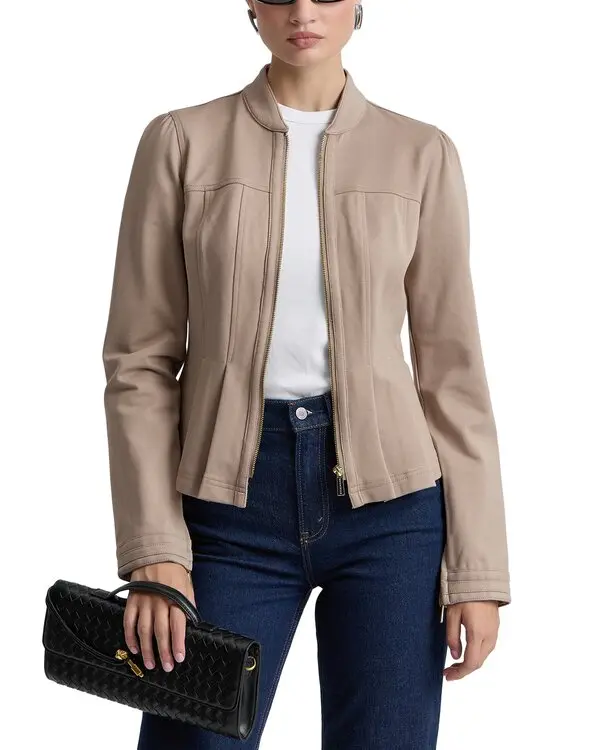 Bagatelle Pleated Peplum Jacket