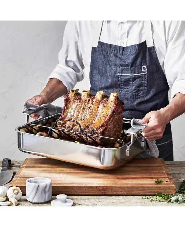 DEMEYERE Industry 5 Stainless Steel Roasting Pan, 15.75