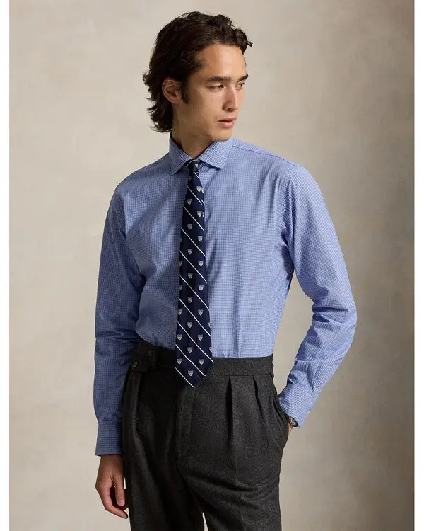 Polo Ralph Lauren Classic Fit Cotton Blend Check Poplin Shirt