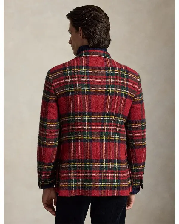 Polo Ralph Lauren The Rl67 Wool Plaid Tweed Jacket