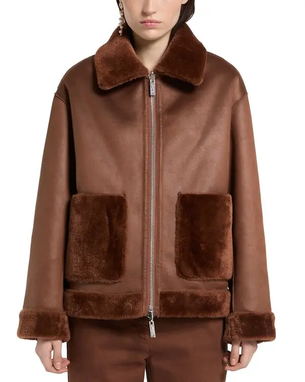 Marella Mllnuvole Faux Fur Reversible Coat