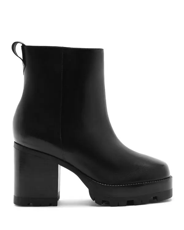 Schutz Leather Platform Boots