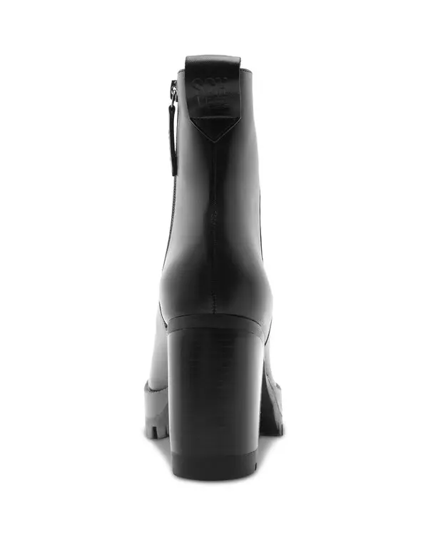 Schutz Leather Platform Boots
