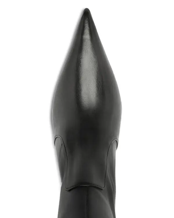 Schutz Lexi Mid Slouch Pointed Toe Boots