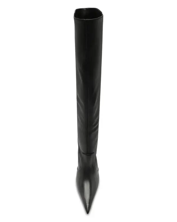 Schutz Lexi Mid Slouch Pointed Toe Boots