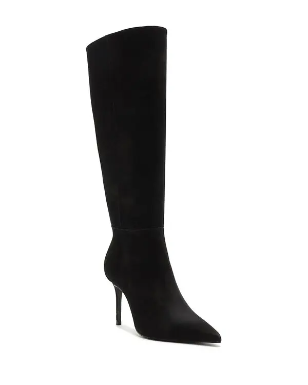 Schutz Mikki Up Nubuck Knee High Boots