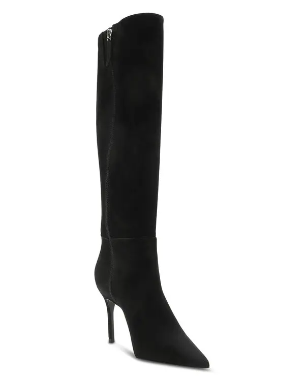Schutz Mikki Up Nubuck Knee High Boots