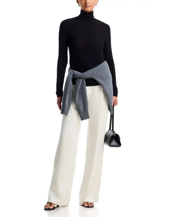 LISA YANG Lory Cashmere Turtleneck - Black