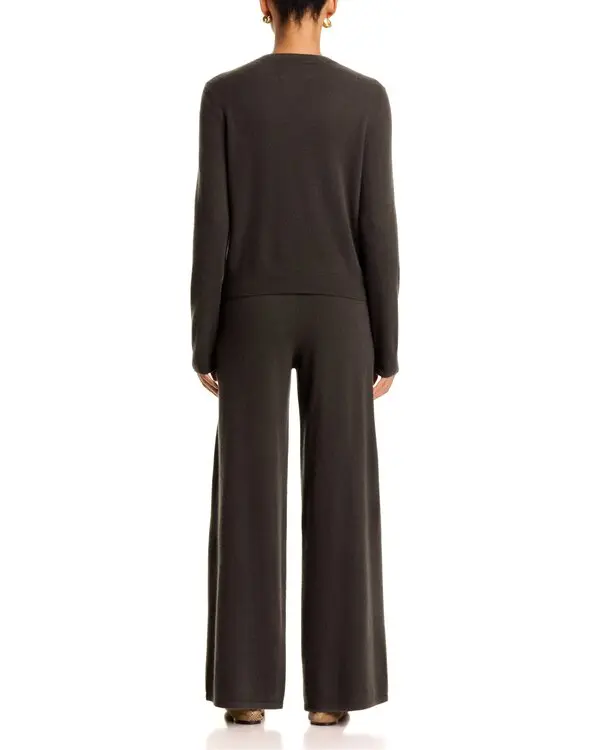 LISA YANG Sofi Cashmere Trousers - Dark Fern