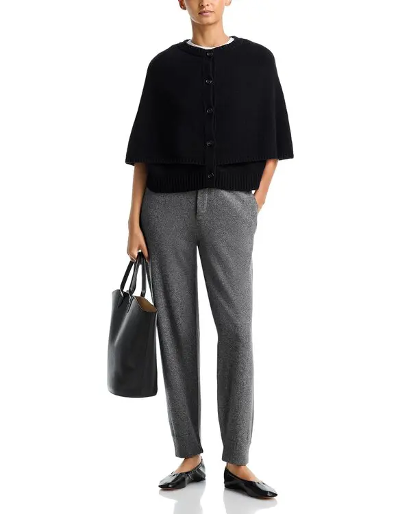 LISA YANG Quinnie Cashmere Button Front Cape