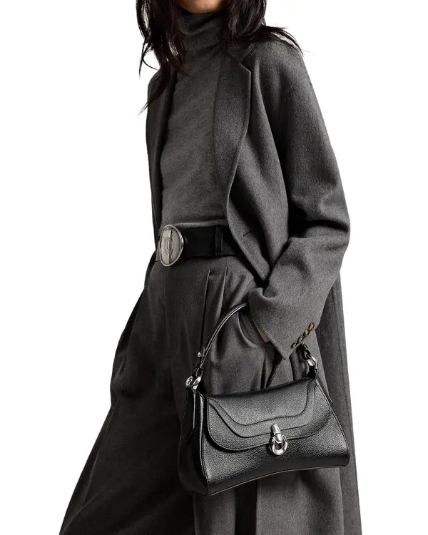 Polo Ralph Lauren Polo Blaze Leather Top Handle Bag