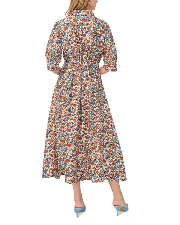Vince Camuto Printed Button Up Shirt Dress
