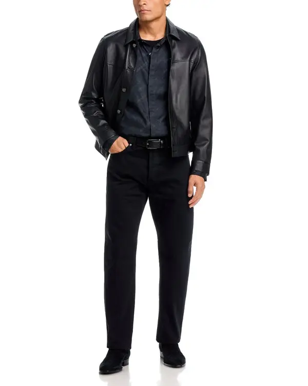 John Varvatos Rodney Modal Abstract Crosshatch Shirt