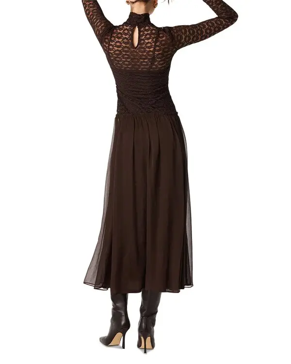 Astr The Label Camila Mixed Media Maxi Dress