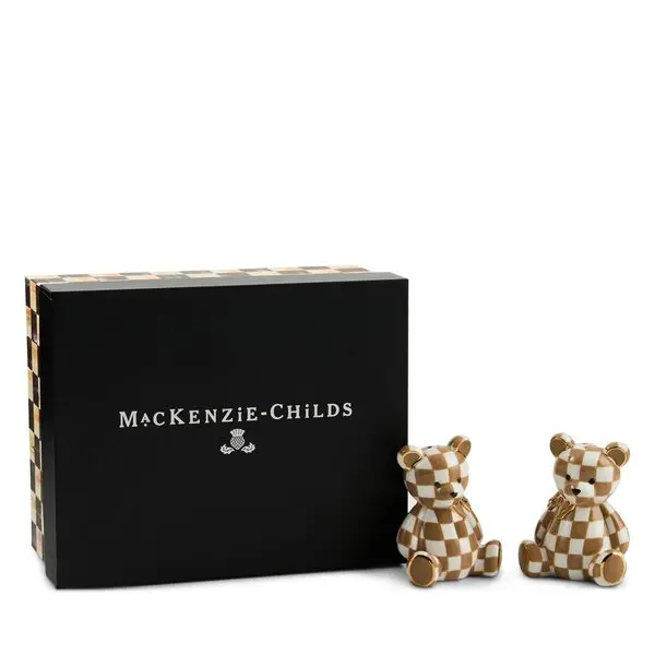 MACKENZIE-CHILDS Bear Salt & Pepper Set