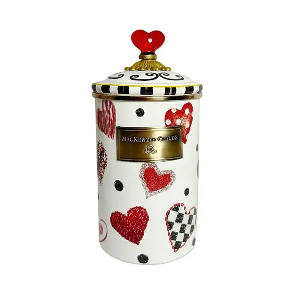 MACKENZIE-CHILDS Love Large Canister - Multi