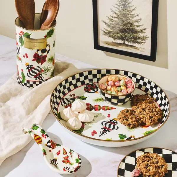 MACKENZIE-CHILDS The Halls Abundant Bowl