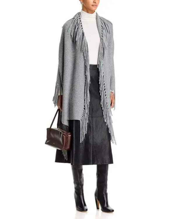 TOCCIN Anais Wool And Cashmere Fringe Wrap