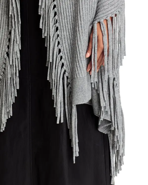 TOCCIN Anais Wool And Cashmere Fringe Wrap