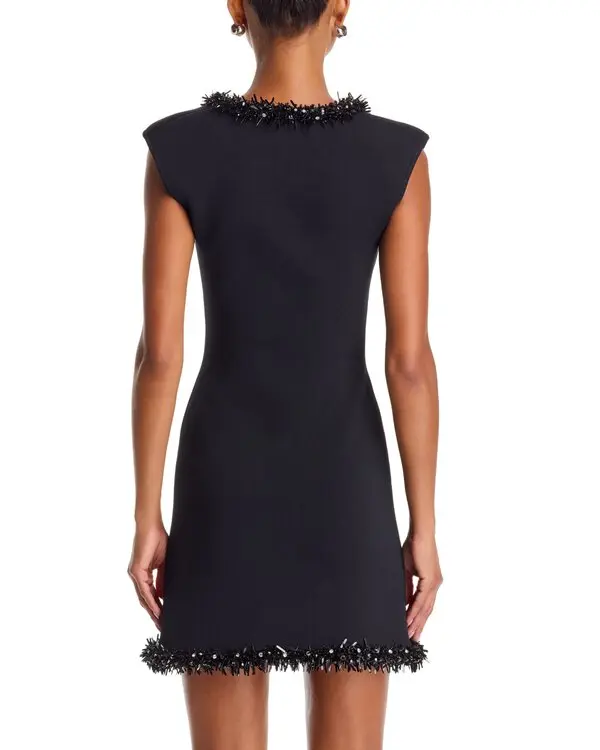 Simkhai Suki Embellished Trim Mini Dress