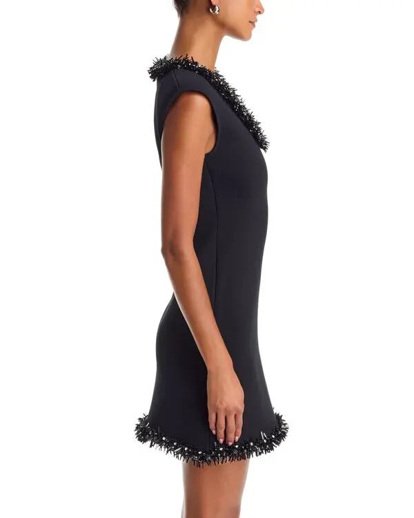 Simkhai Suki Embellished Trim Mini Dress
