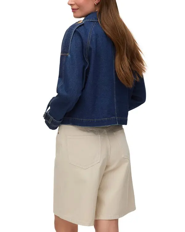 Vero Moda Short Denim Trench Coat