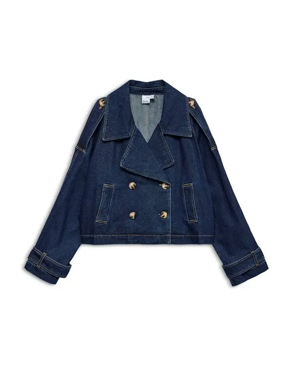 Vero Moda Short Denim Trench Coat