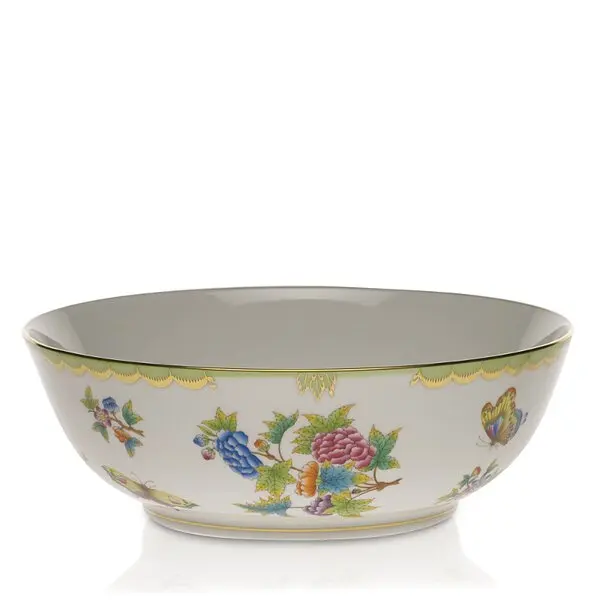 HEREND Queen Victoria Large Bowl